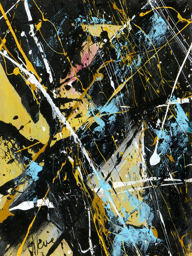 Création abstraite C145 avec cadre by Jean-Jacques Marie (2019 ...