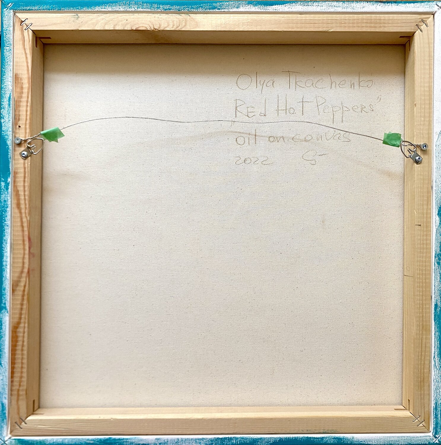 Red Hot Peppers by Olya Tkachenko (2022) : Painting Oil on Canvas ...