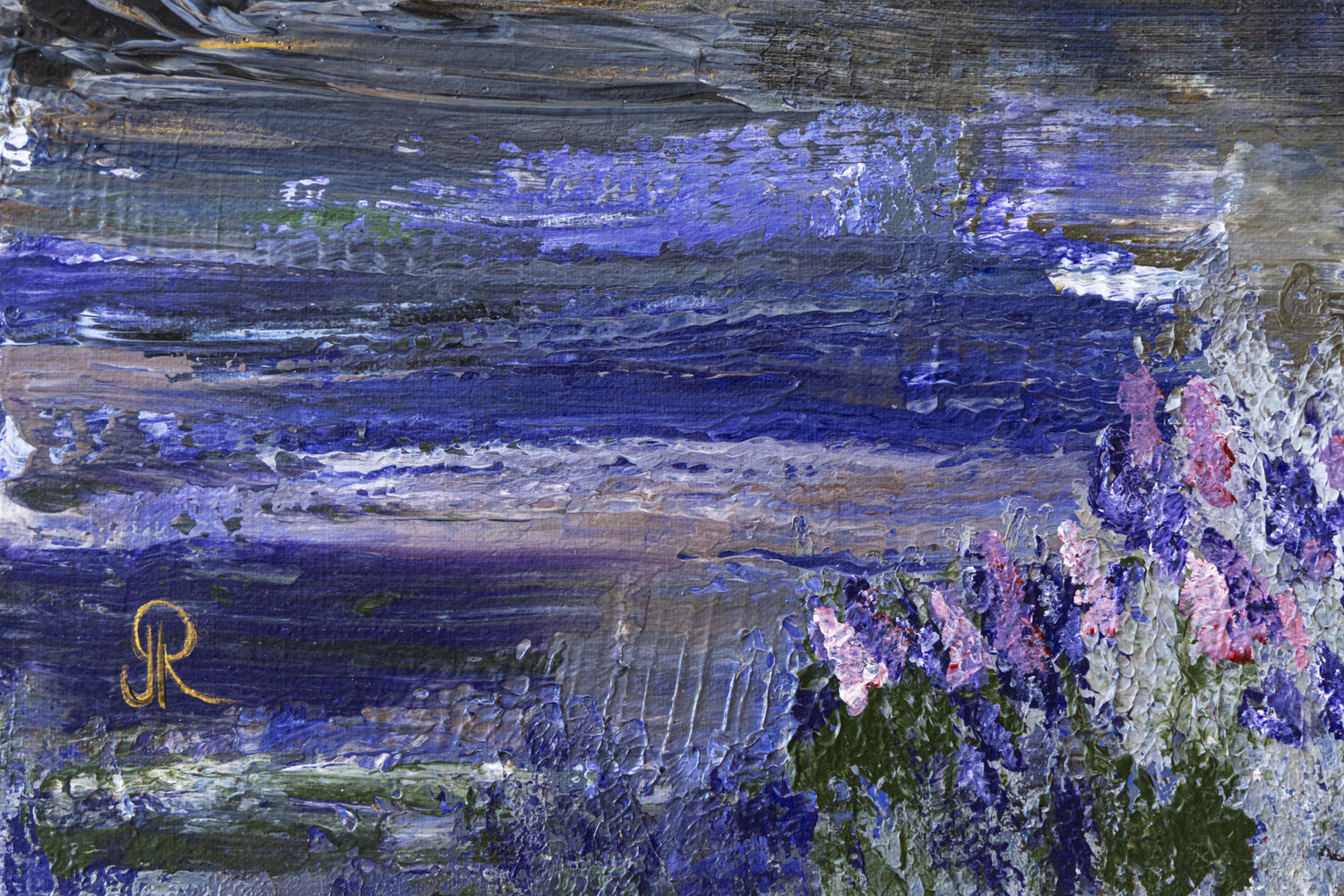 The Moment Between von Josie Ryan (2025): Malerei Acryl auf Leinwand ...