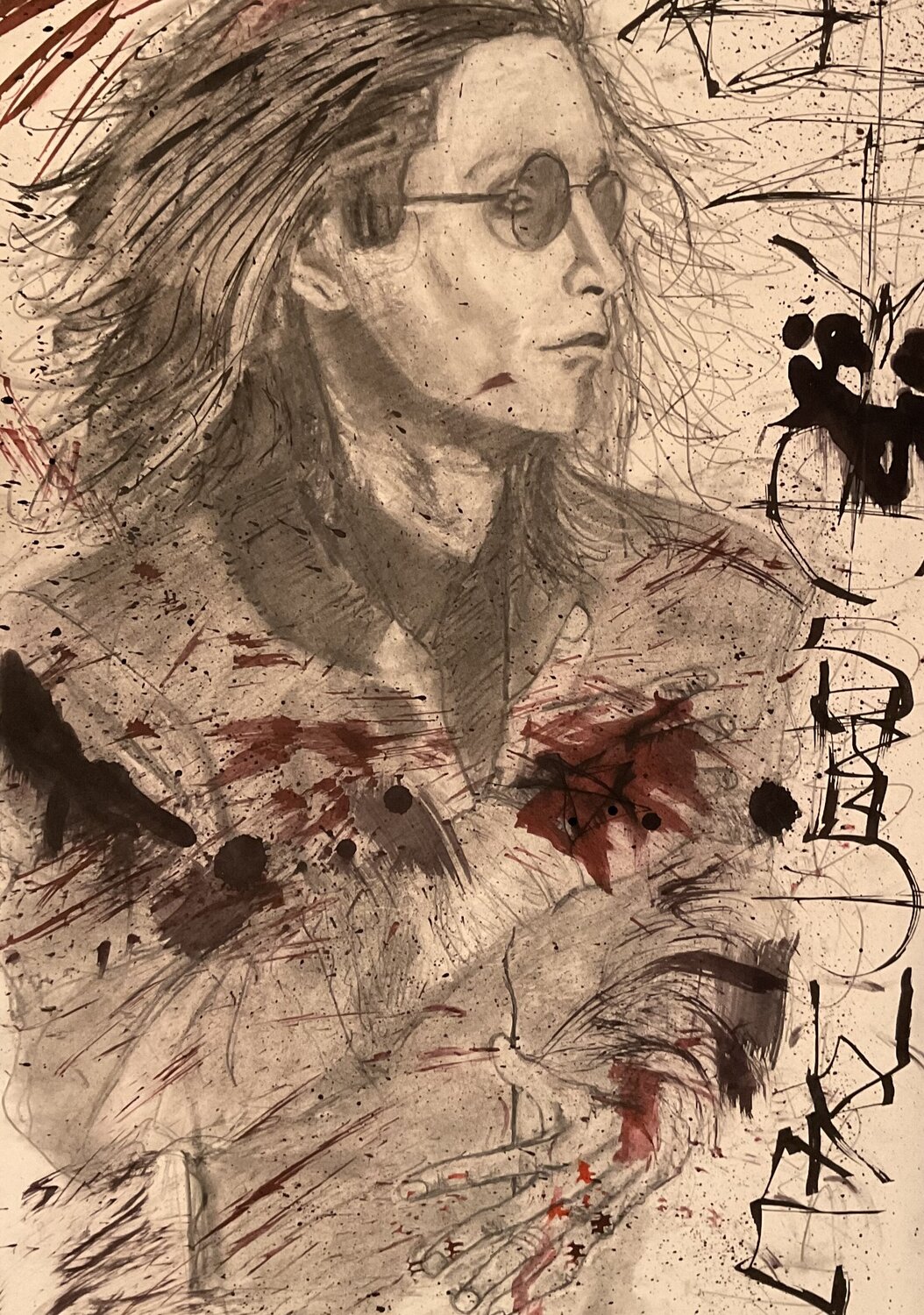 Ozzy Osbourne by Cj Williams (2025) : Drawing Pencil, Charcoal on Paper - Singulart