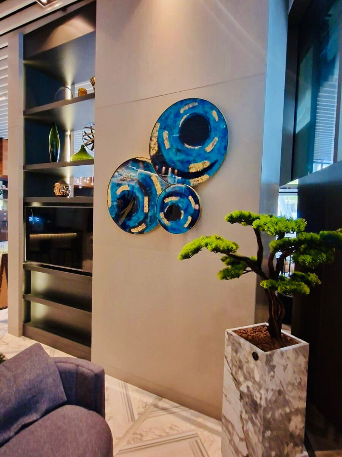 Evil Eye Wall Composition by Naz Kökbudak (2024) : Painting Acrylic ...