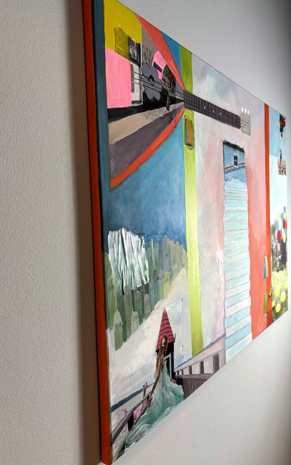 Kobold im Kopp von Eva Maria Kühberger (2026): Malerei Acryl, Collage ...