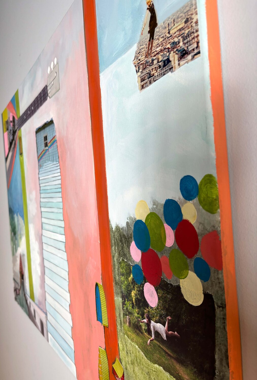 Kobold im Kopp von Eva Maria Kühberger (2026): Malerei Acryl, Collage ...