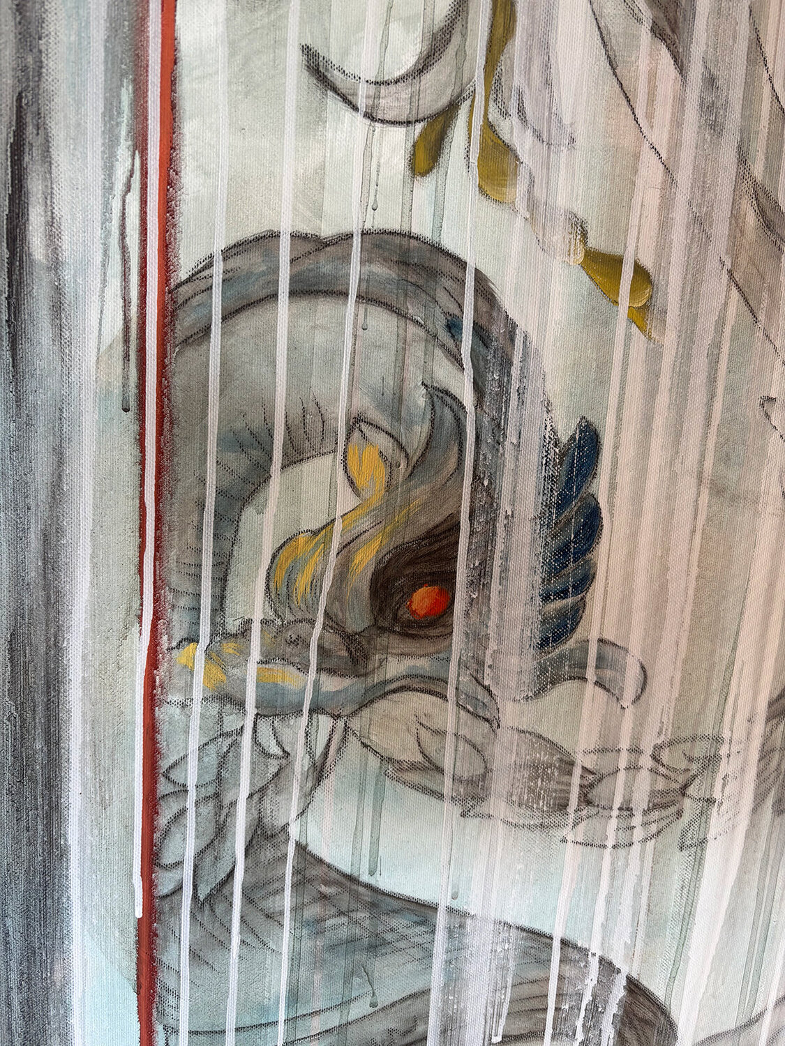 Innerer Widerspruch by Eva Maria Kühberger (2012) : Painting Acrylic ...