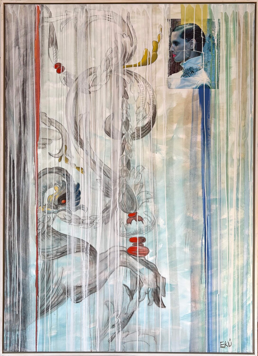 Innerer Widerspruch by Eva Maria Kühberger (2012) : Painting Acrylic ...