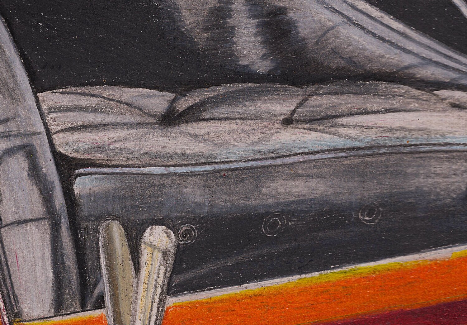 Elégance mécanique by Pierre Bayet (2026) : Drawing Colored Pencil on ...