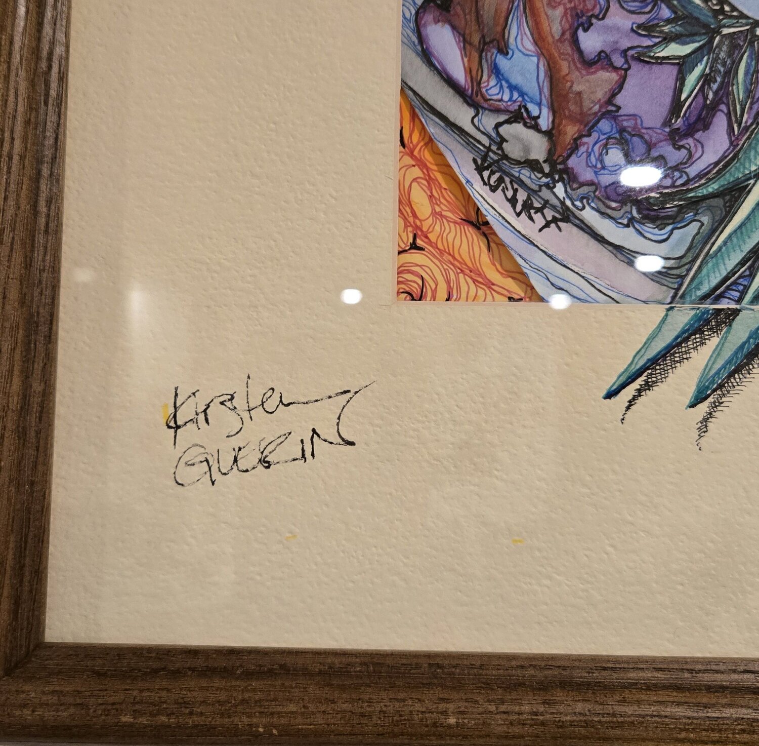 Angela de Kirsten Guerin (2025) : Dessin Stylo, Encre de Chine sur ...