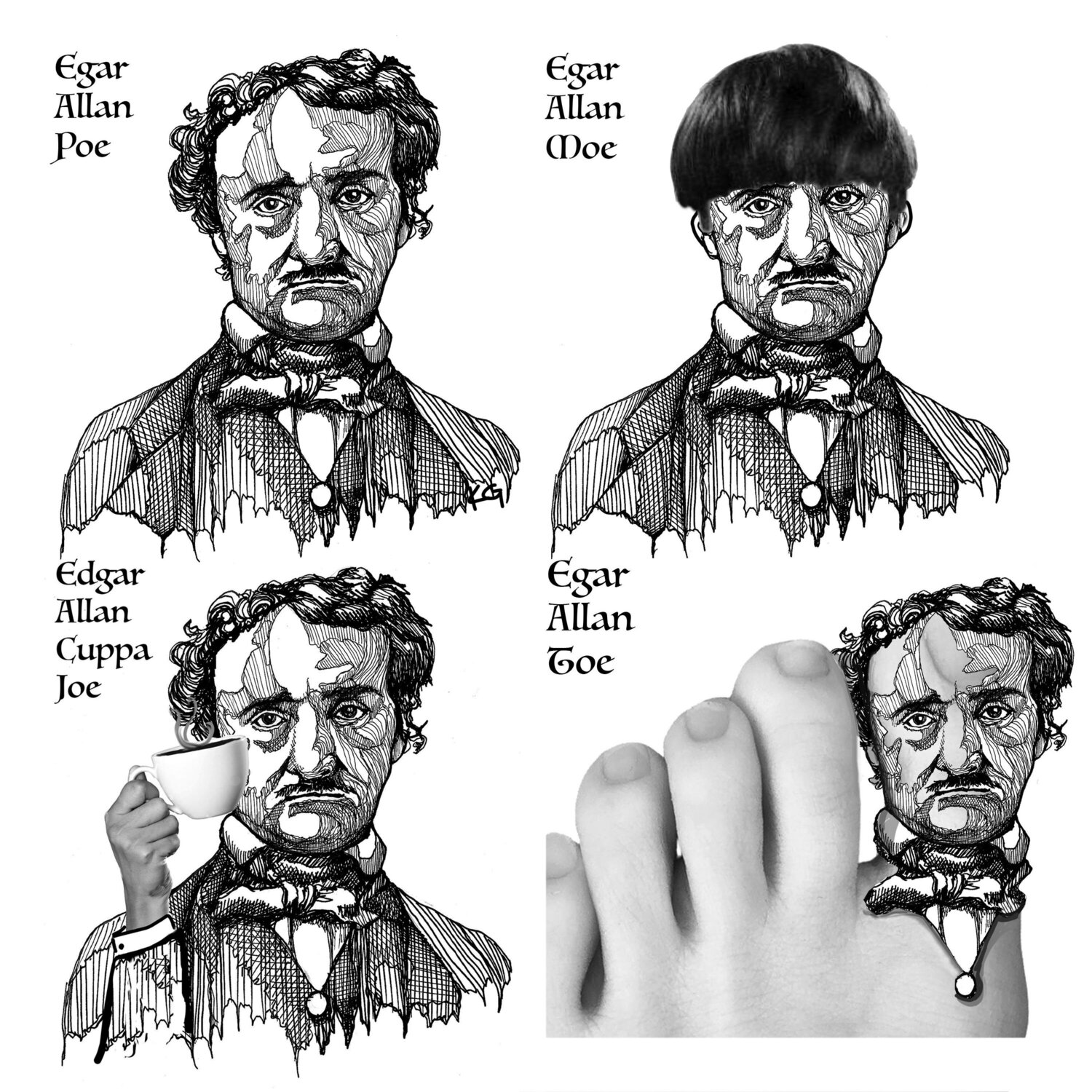 EAP and then some by Kirsten Guerin (2025) : Other Media Collage, Pen on Paper - Singulart