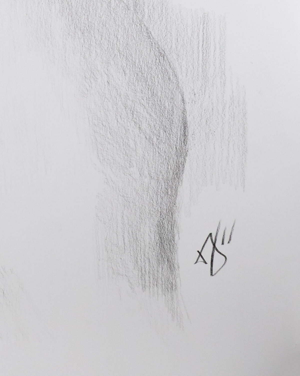 The Dissolving Hour by Andros Karr (2025) : Drawing Graphite on Paper ...