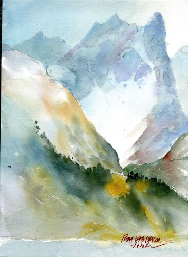 Berners Bay on Lynn Canal Alaska von Ron Kasprisin (2022): Malerei ...