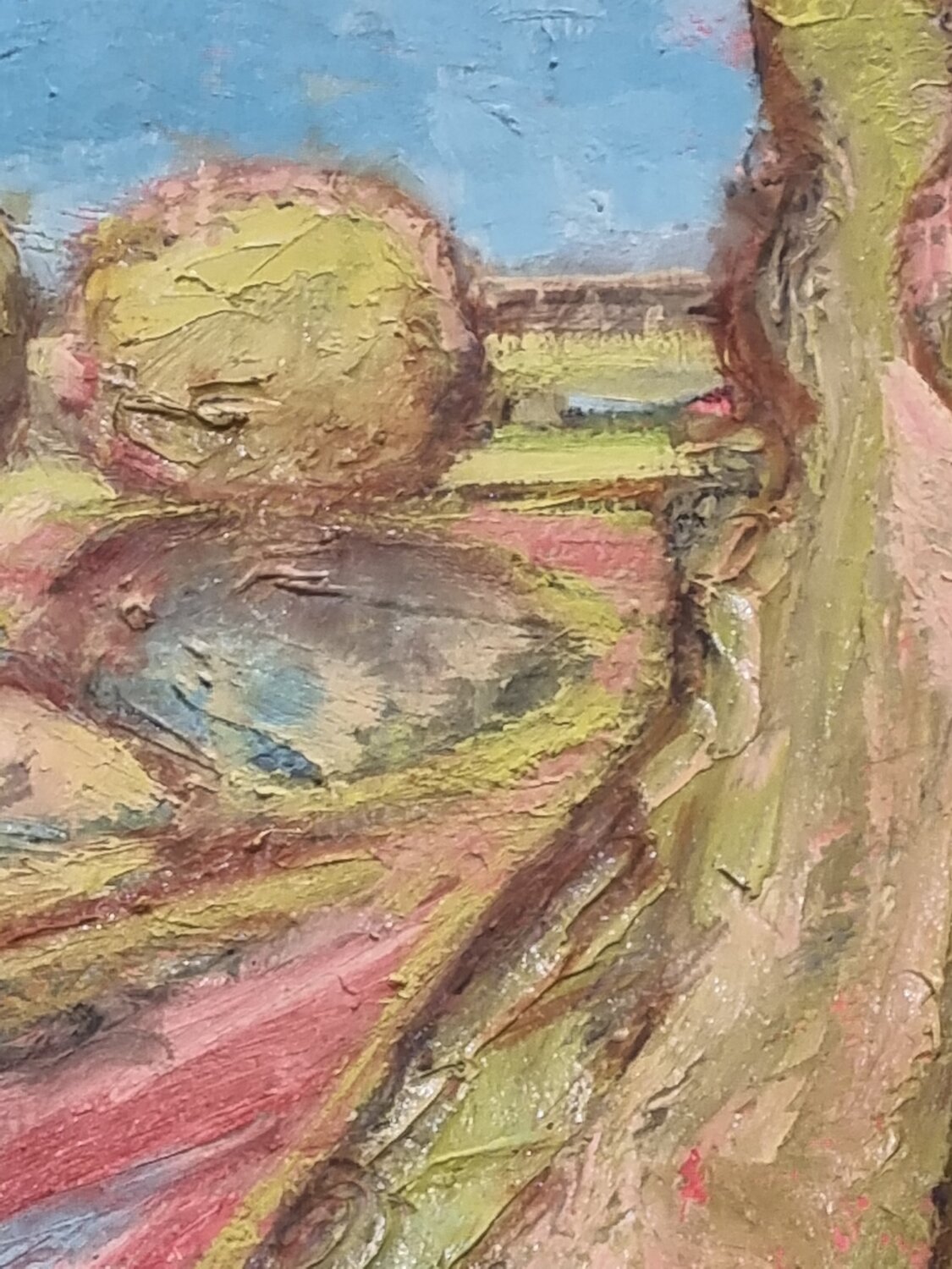 Sharptor Pathway von Grace Pattinson (N.D): Malerei Öl auf Holz - Singulart