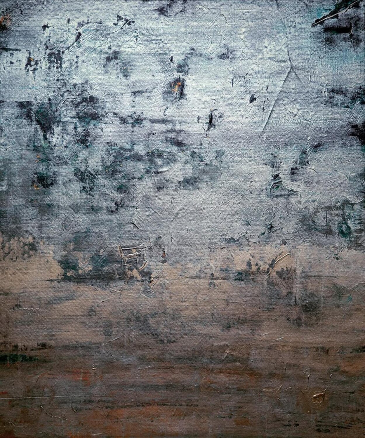 That silver Lining by Maria bostrom (2025) : Painting Acrylic on Canvas ...