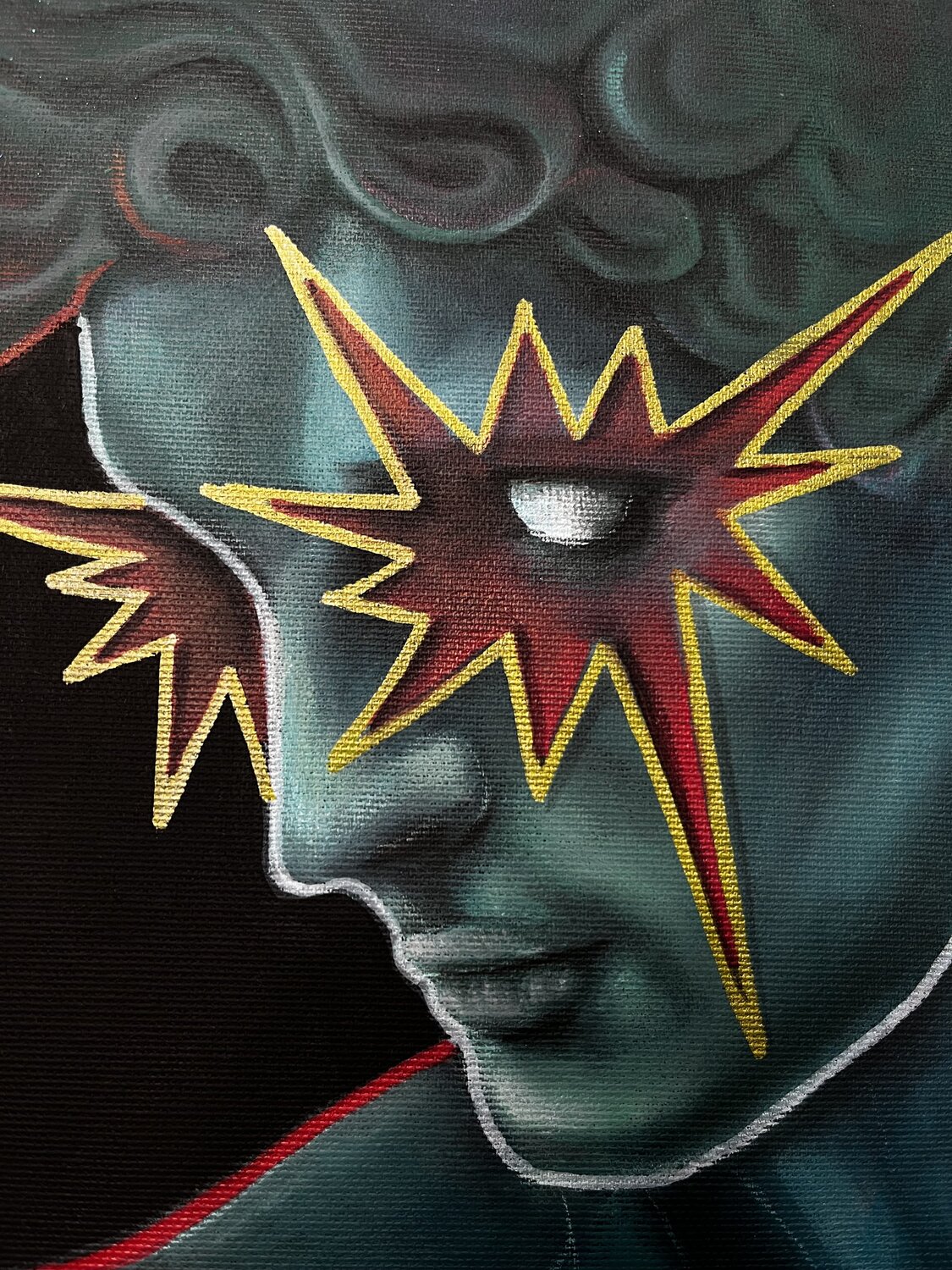 „Ale vs Alessandro“ by Alessandro De Luca (2024) : Painting Acrylic ...