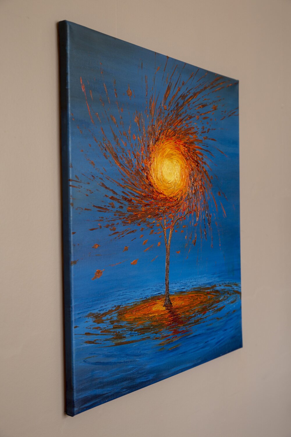 Infinite Reflection by Gergely Fabian (2025) : Painting Acrylic on ...