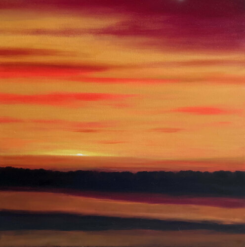 Greeting the Day by Faith Patterson (2022) : Painting Oil on Canvas ...