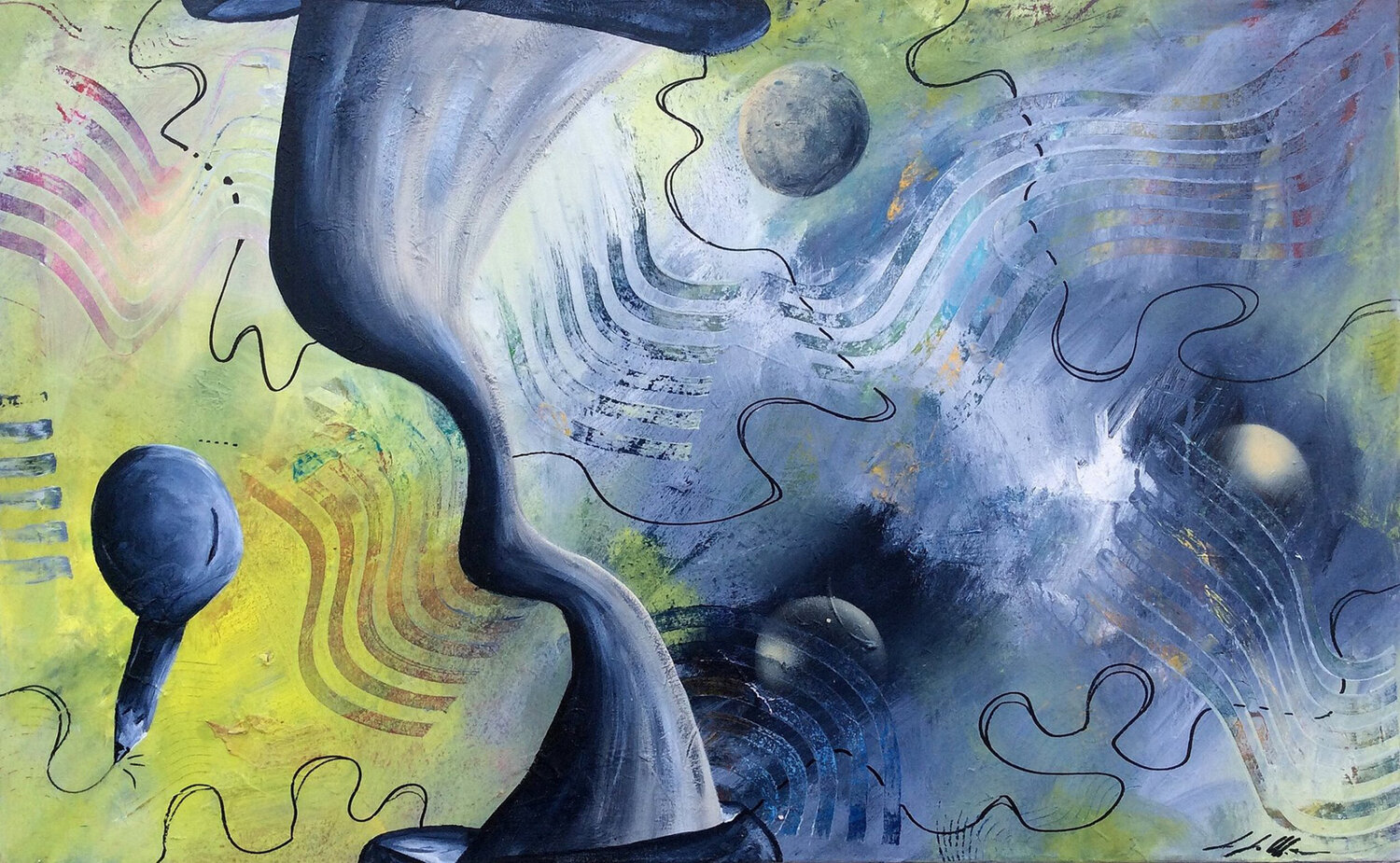 tempo by Luca La Marca (2011) : Painting Acrylic on Wood - Singulart