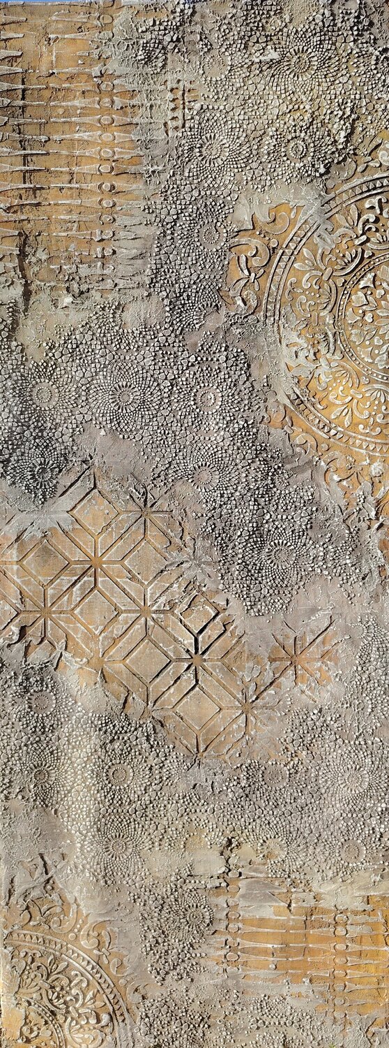 Muro Antico de Luca La Marca (2026) : Peinture Objets, Plâtre sur Toile ...