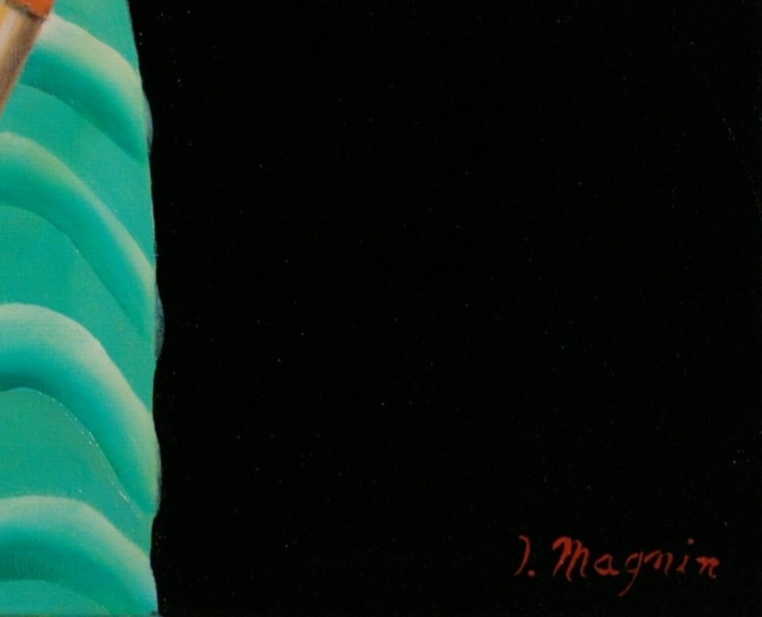 Metamoprphose 1 (diptyque) von Isabelle MAGNIN (2016): Malerei Öl, Harz ...