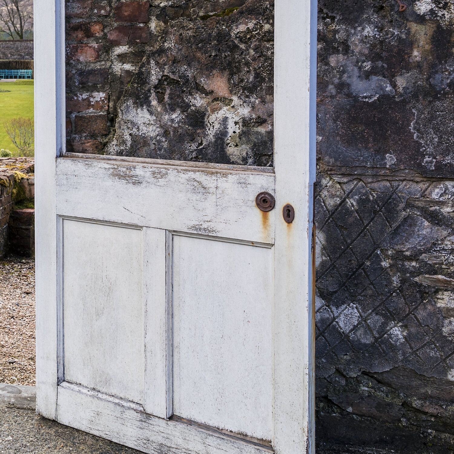 Victorian Garden- White Door to the Vista, Ireland by Cosmo Condina ...