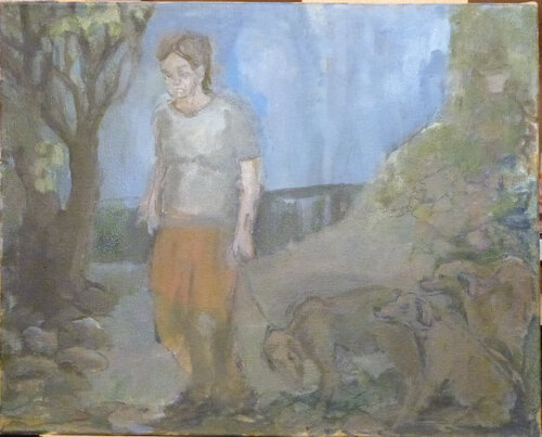 La traversée du bois di Sandra Bianciardi (2026): Pittura a Olio su ...