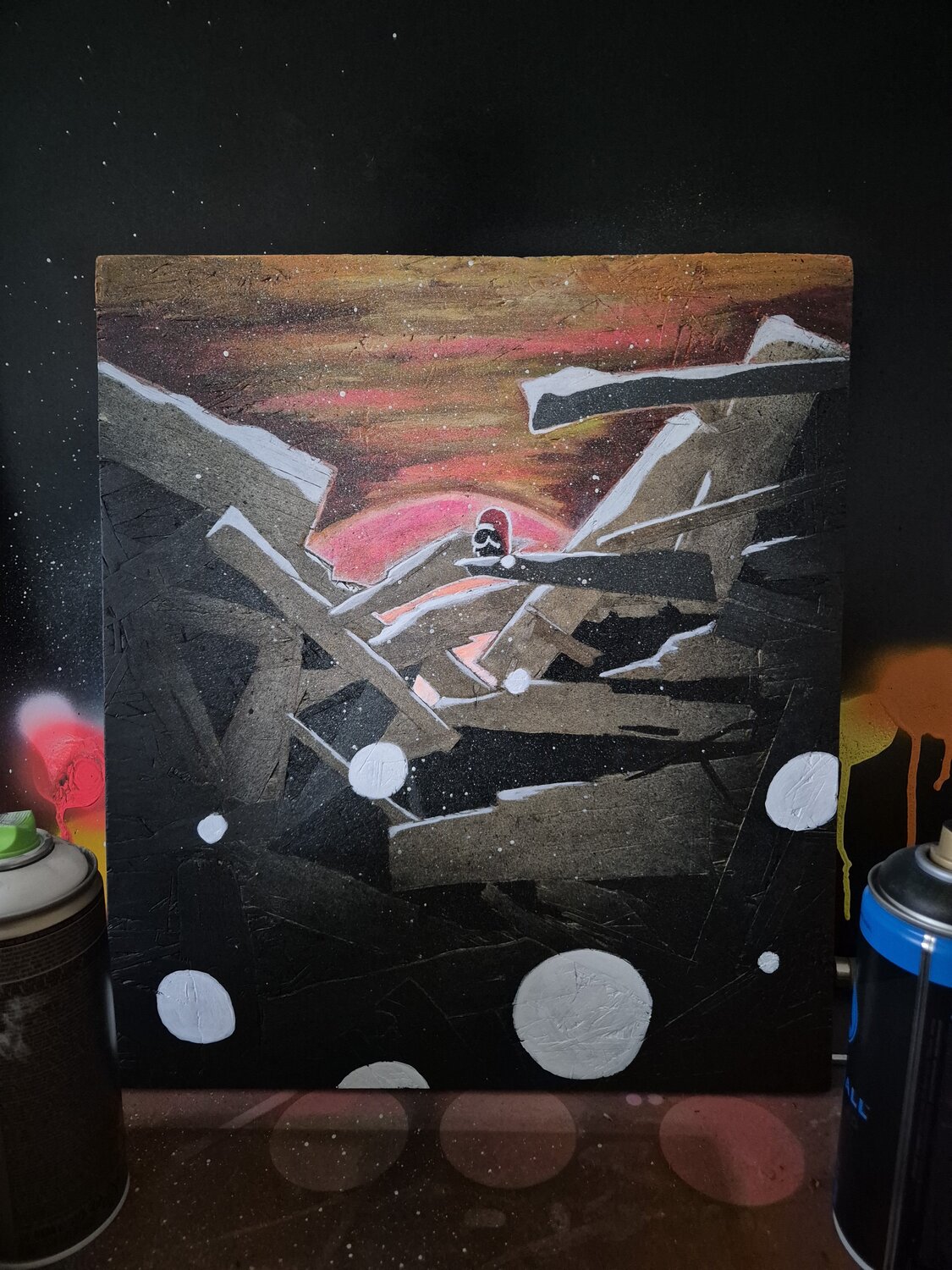 Stille Nacht by Kim Niklas George (2025) : Painting Acrylic, Graffiti ...