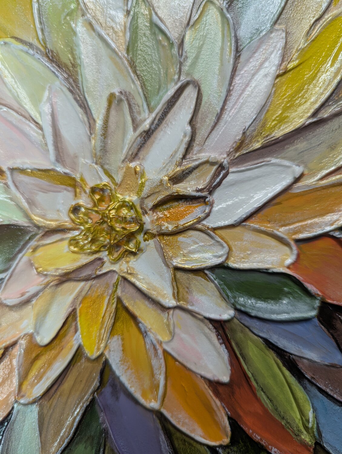 La Fleur de l'Âme du Monde by Yulia KESTENER (2025) : Painting Acrylic ...
