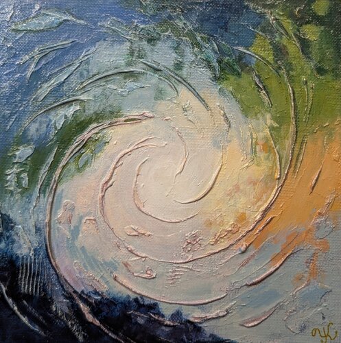 Bienvenue à la maison! N4 by Yulia KESTENER (2025) : Painting Acrylic ...