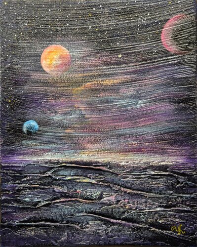 Bienvenue à la maison! N5 by Yulia KESTENER (2025) : Painting Acrylic ...