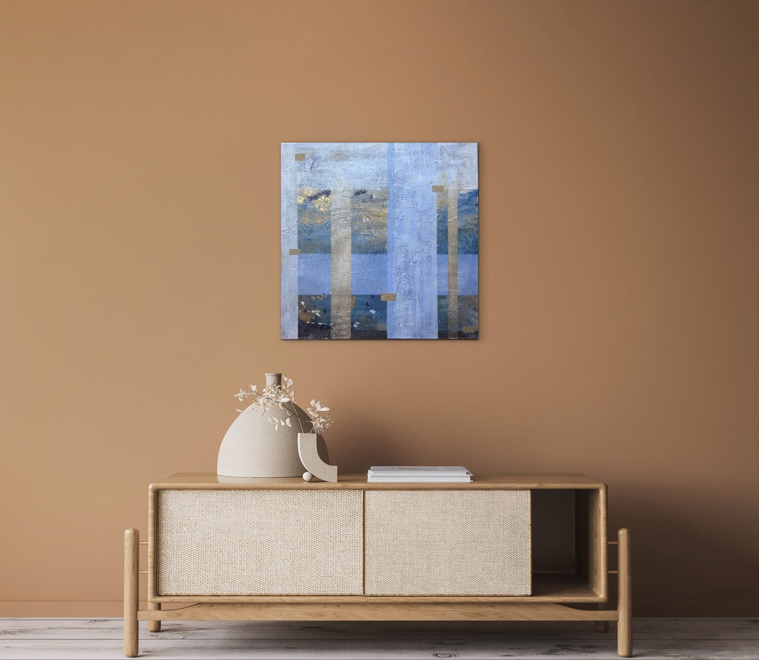 Winter Lights by Céline Dürst (2025) : Painting Acrylic, Sand on Canvas ...