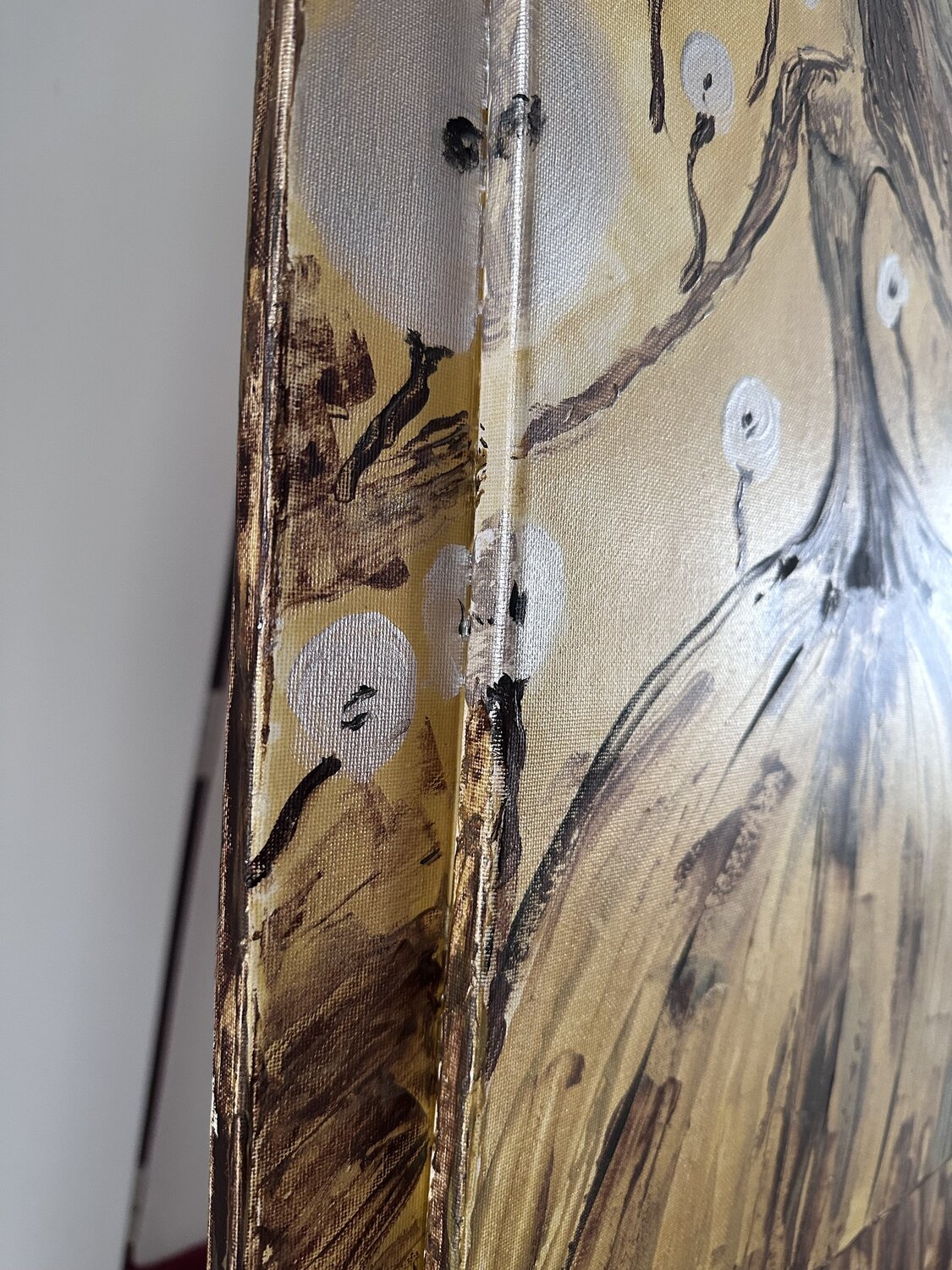 La dame volante by Milène Liard (2025) : Painting Acrylic on Canvas ...