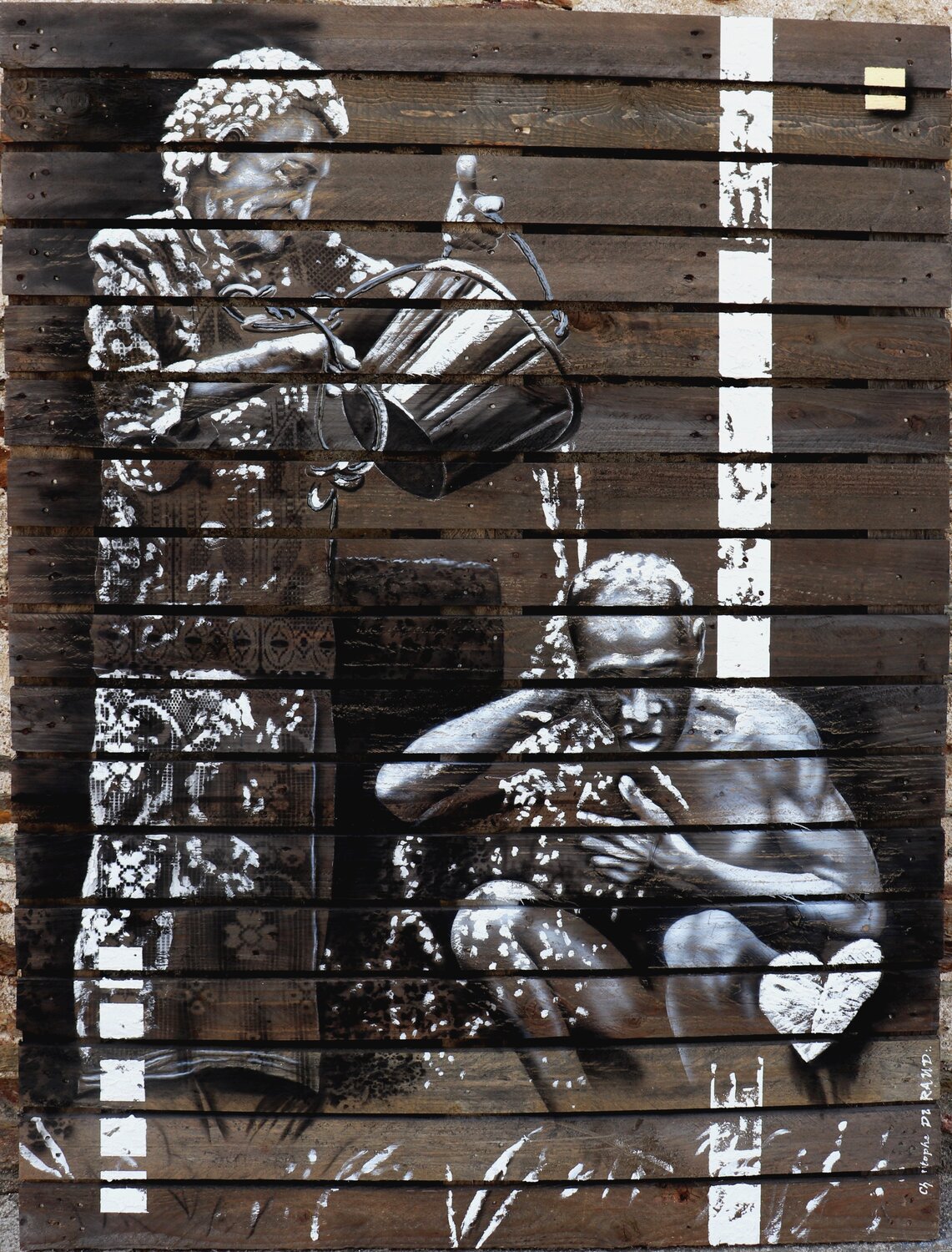 La DOUCHE du BONHEUR by Christophe DURAND (2019) : Painting Acrylic on ...