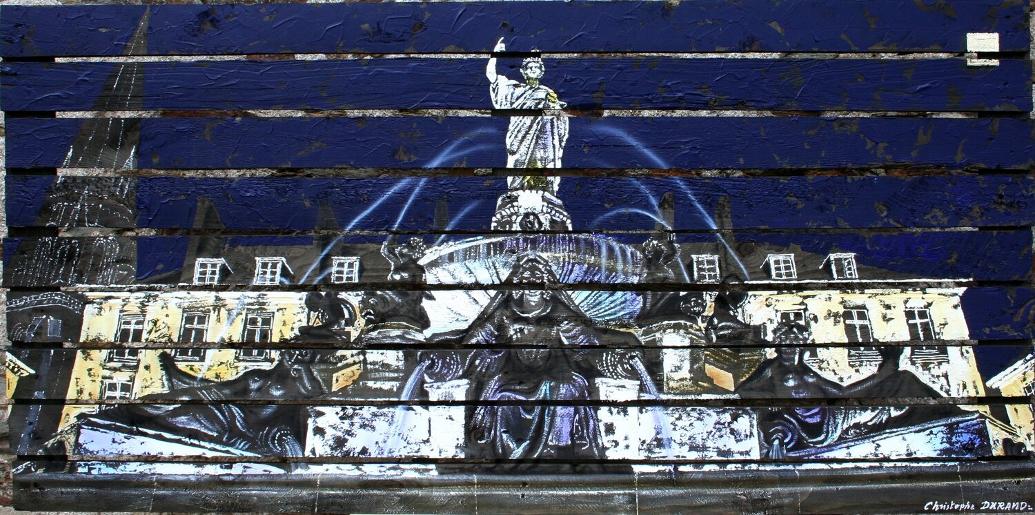 Place Royal by Christophe DURAND (2015) : Painting Acrylic, Resin on ...
