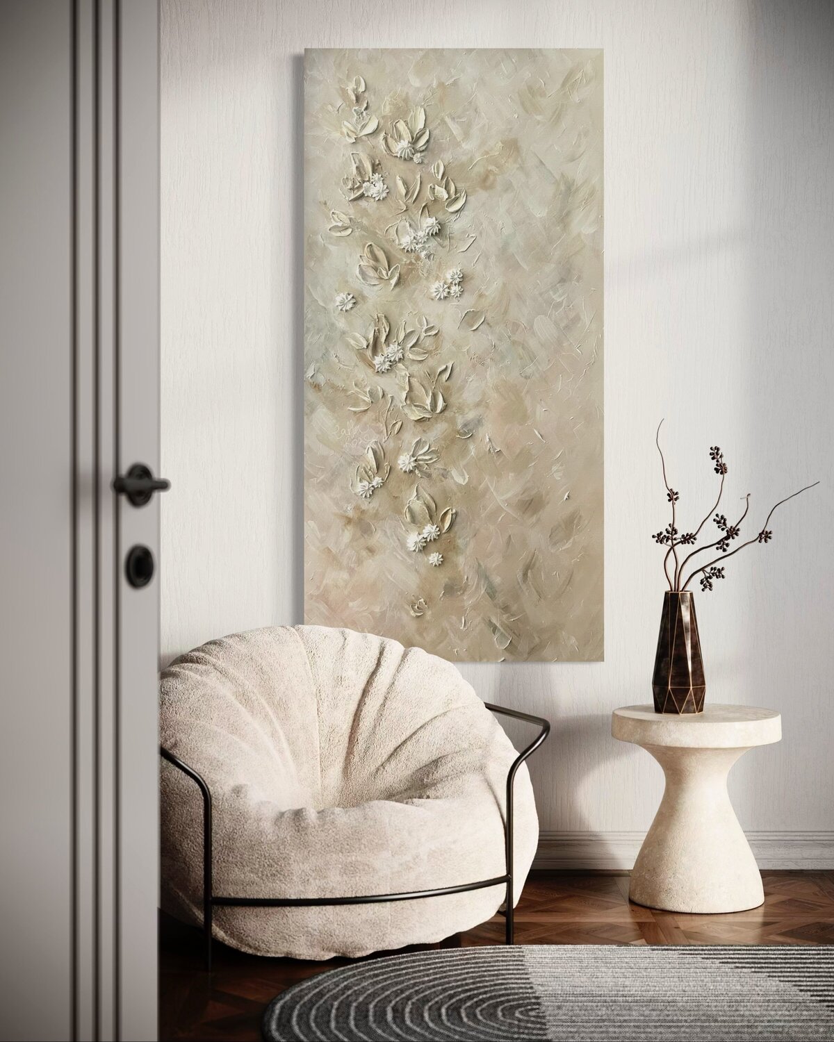 Camille dans le vent von Catherine Rose Bérubé (2025): Malerei Acryl ...