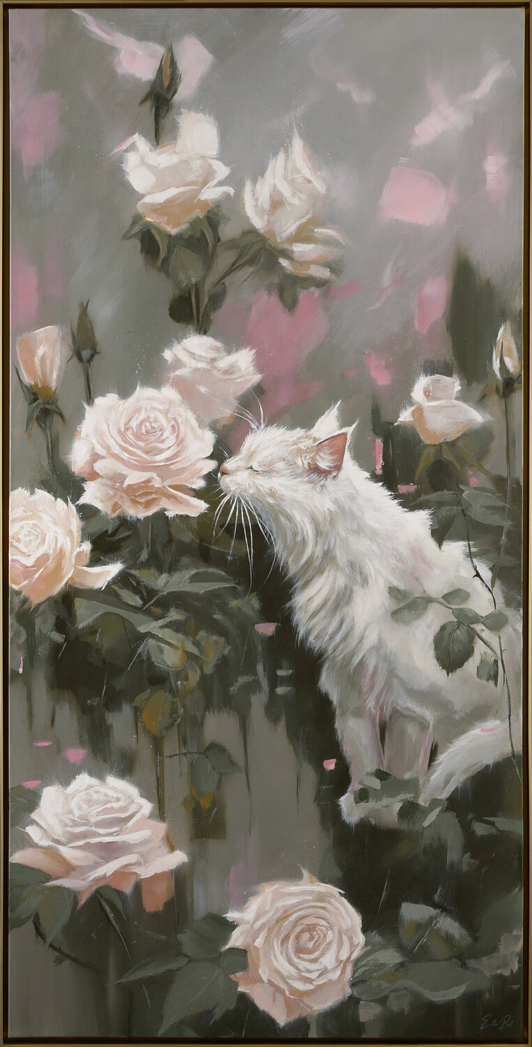White Cat - Slow Down and Smell the Roses von Ellie Rich (2026 ...