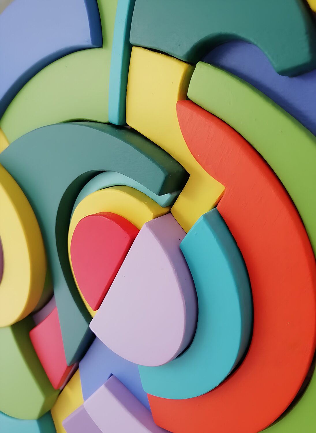 Red Point von MONK (2025): Malerei Acryl auf Holz - Singulart