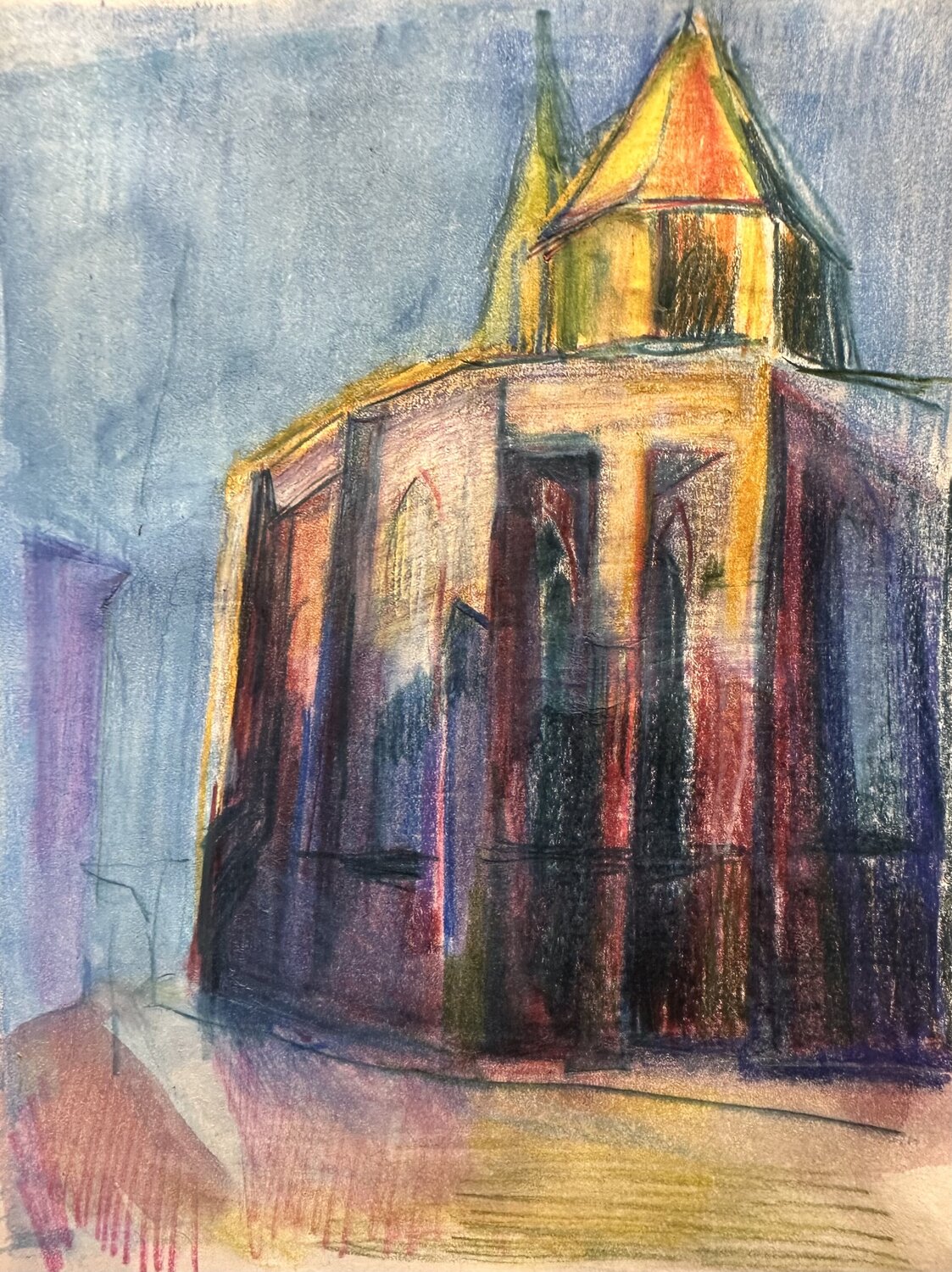 Schiff - Dom zu Schwerin de Gesine Imhof (2026): Pintura Cera, Acuarela ...