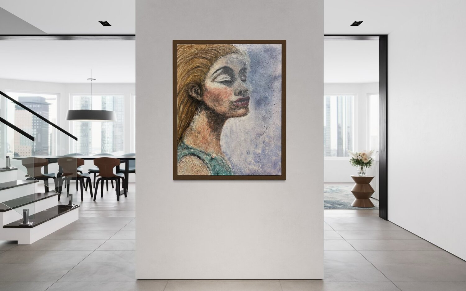 LUCIA, MIT ALLEN WASSERN GEWASCHEN de Andrea Holl (2025): Pintura ...