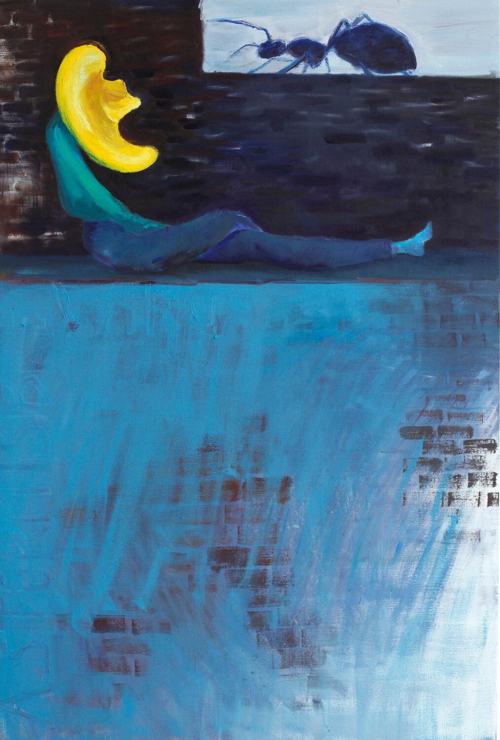 A Pipe Dream von Meng Yangyang (2023): Malerei Öl - Singulart