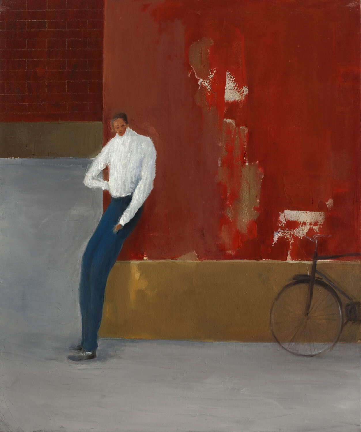 The Story of a Small Town von Meng Yangyang (2023): Malerei Öl - Singulart