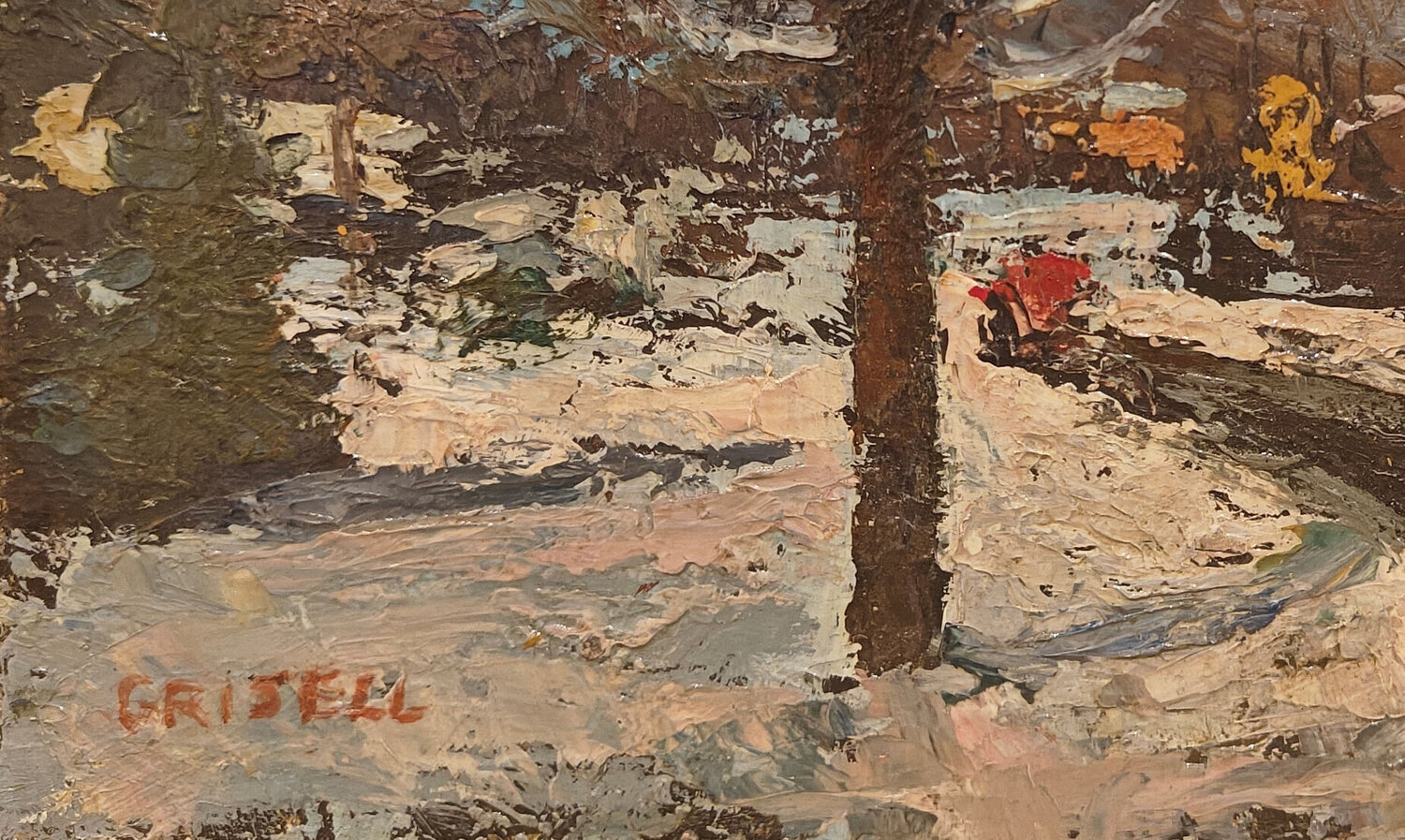 A New England Church by Susan Grisell (N.D) : Painting Other materials ...