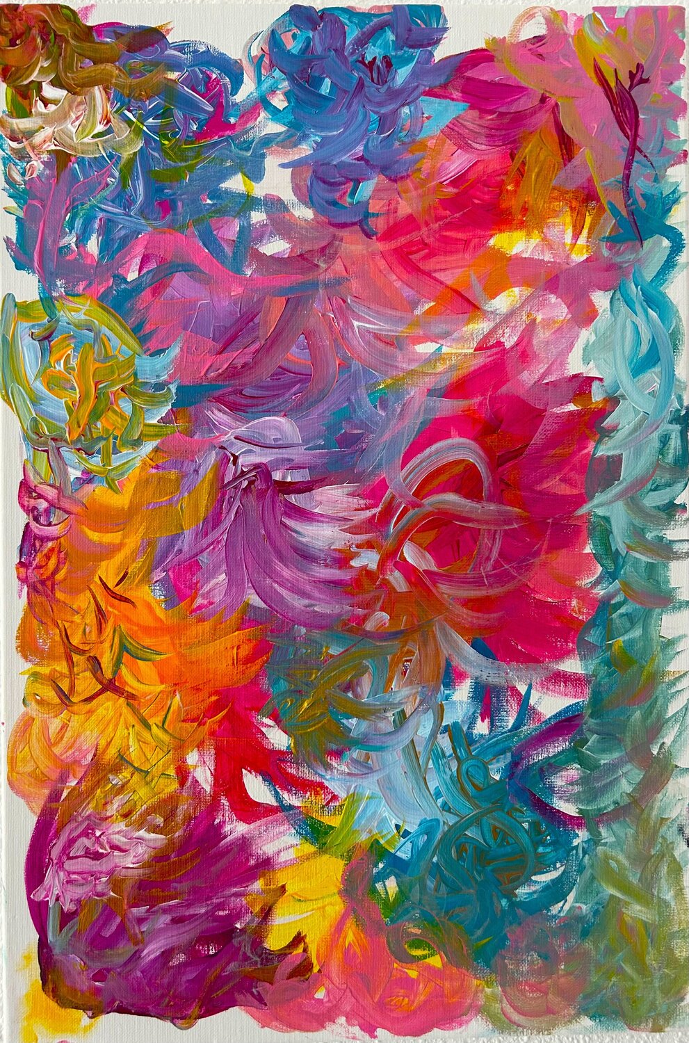 Algas by Elena Arteentuesencia (2020) : Painting Acrylic, Gilding on Canvas - Singulart