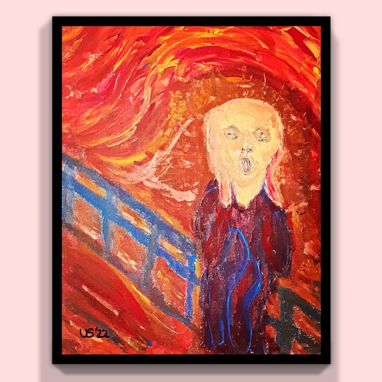 Der Schrei - inspiriert durch Edvard Munch by Uwe Stark (2022 ...