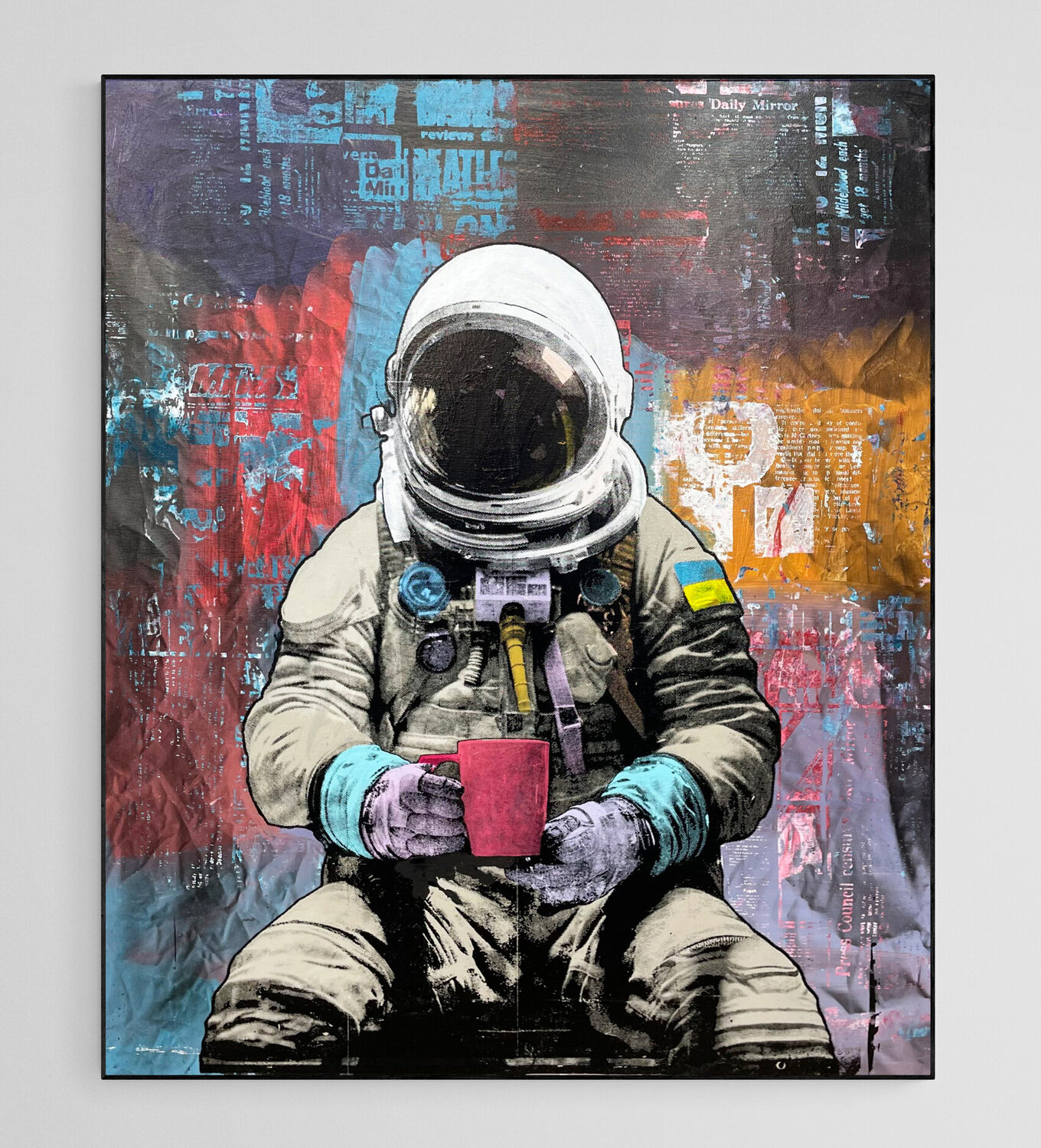 Cosmonaut Painting