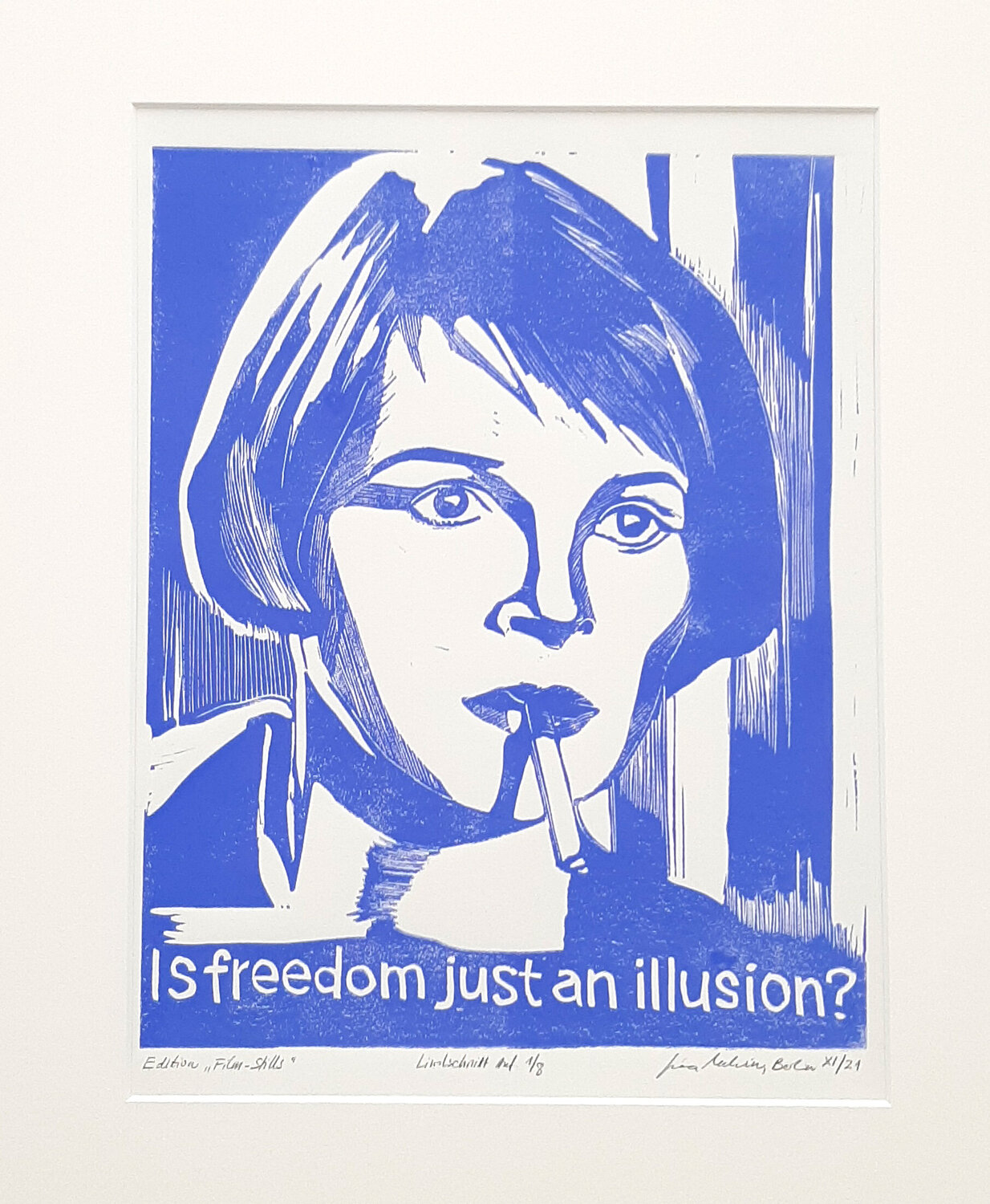 Juliette Binoche / Drei Farben, die Blau "Is Freedom just an Illusion ...