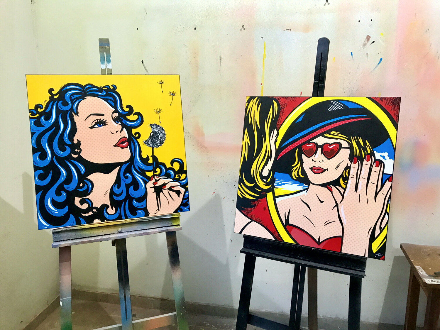 Wish You Were Here by Jamie Lee (2021) : Painting Acrylic on Canvas ...