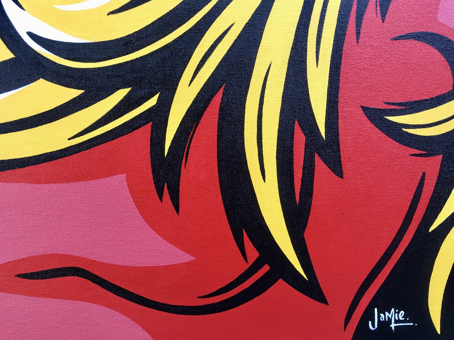 Game Over by Jamie Lee (2021) : Painting Acrylic on Canvas - SINGULART