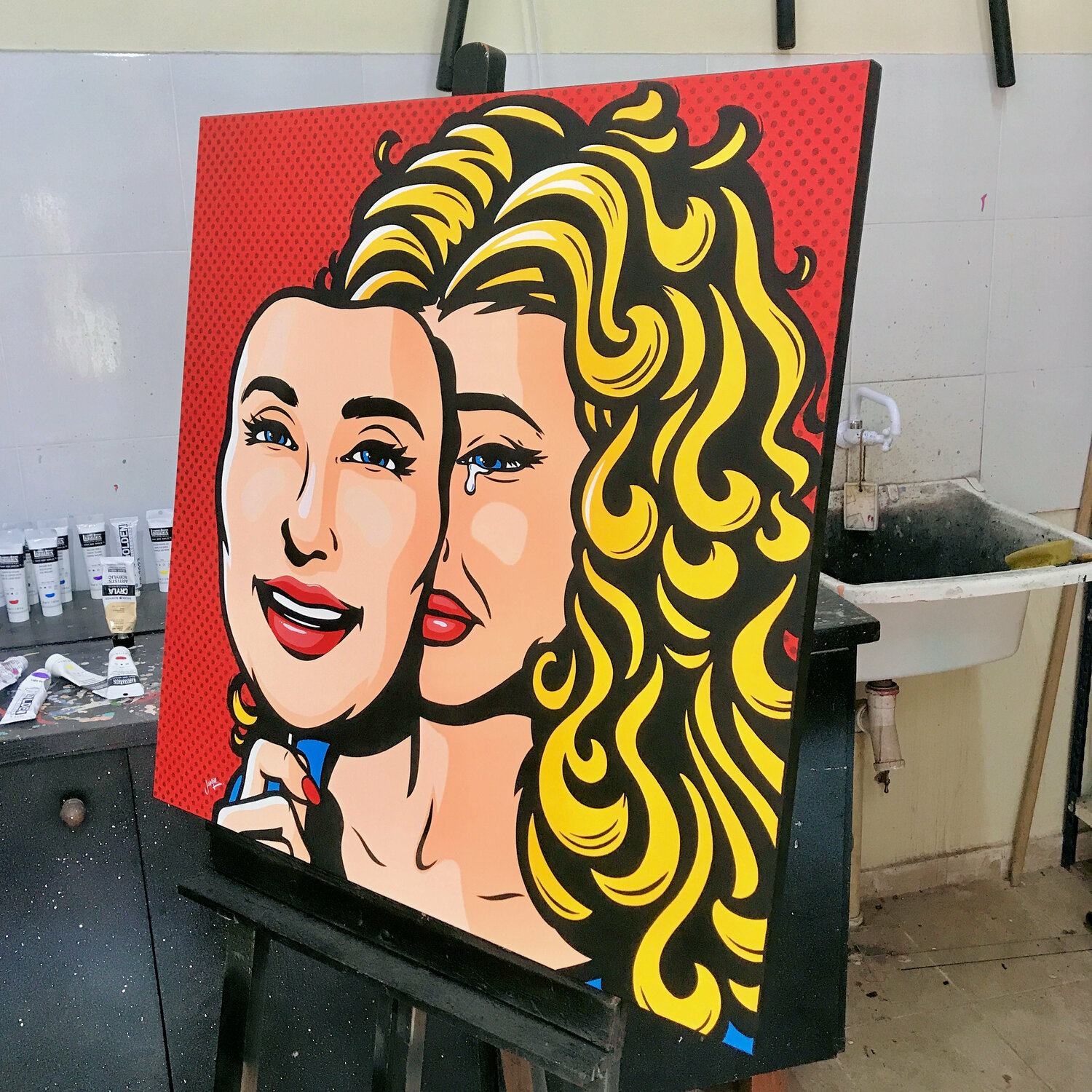 The Duality Of Man Part 2 by Jamie Lee (2021) : Painting Acrylic on ...