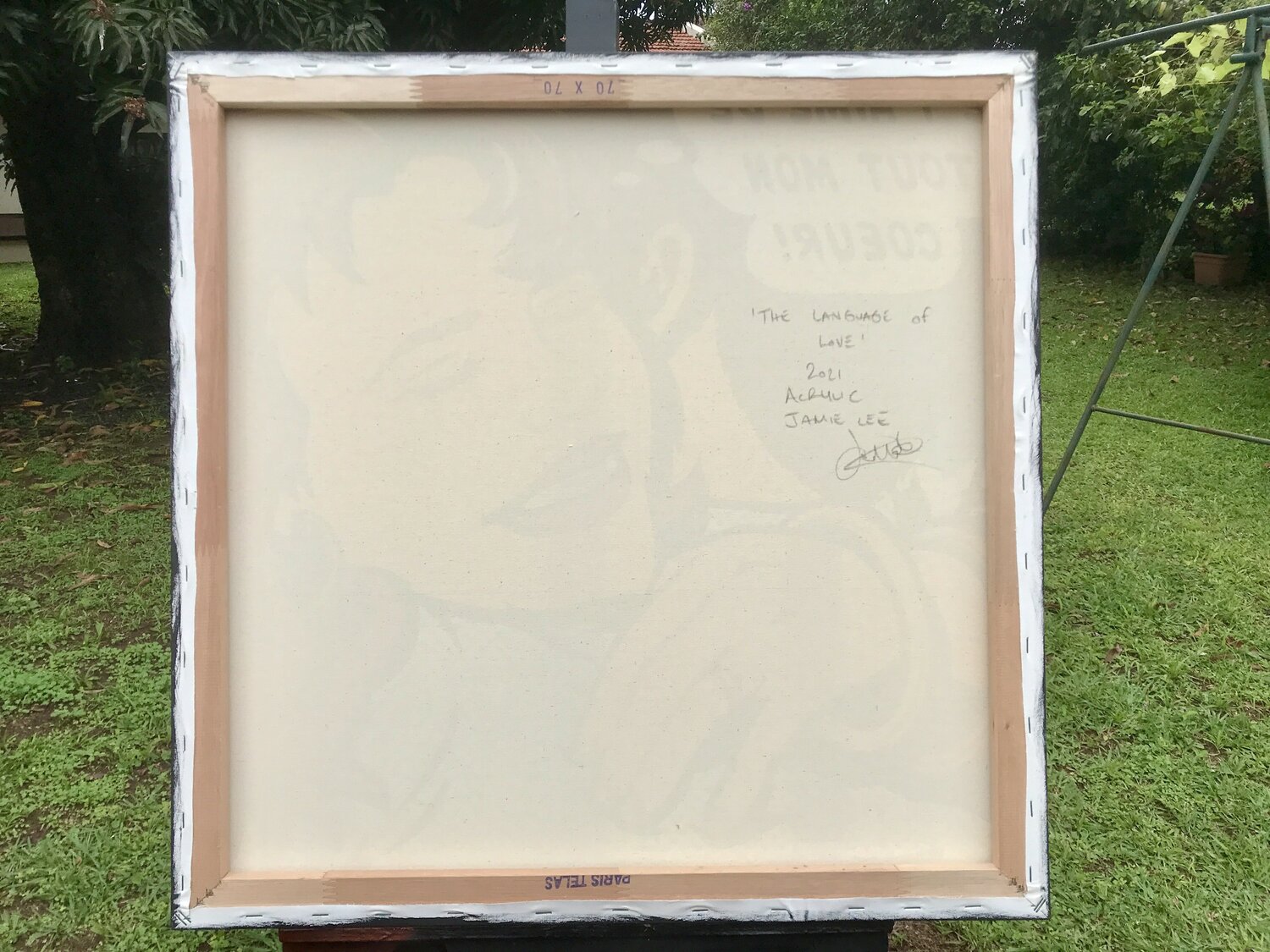 The Language Of Love by Jamie Lee (2021) : Painting Acrylic on Canvas ...