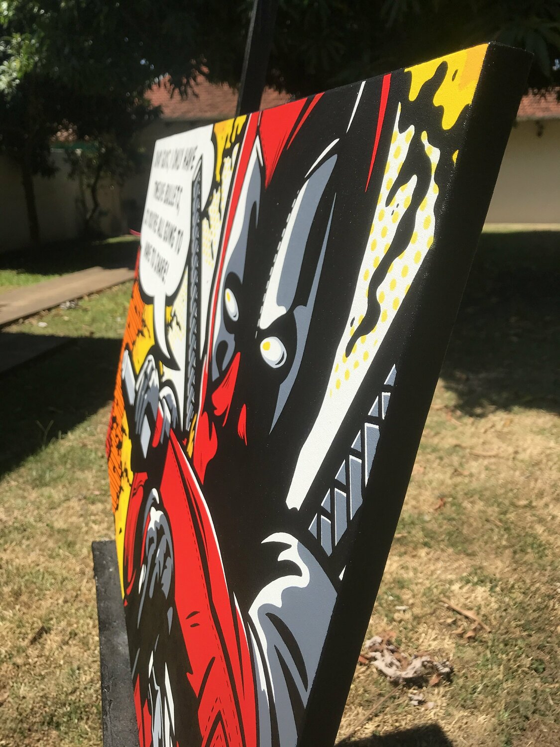 Deadpool 12 Bullets by Jamie Lee (2022) : Painting Acrylic on Canvas ...