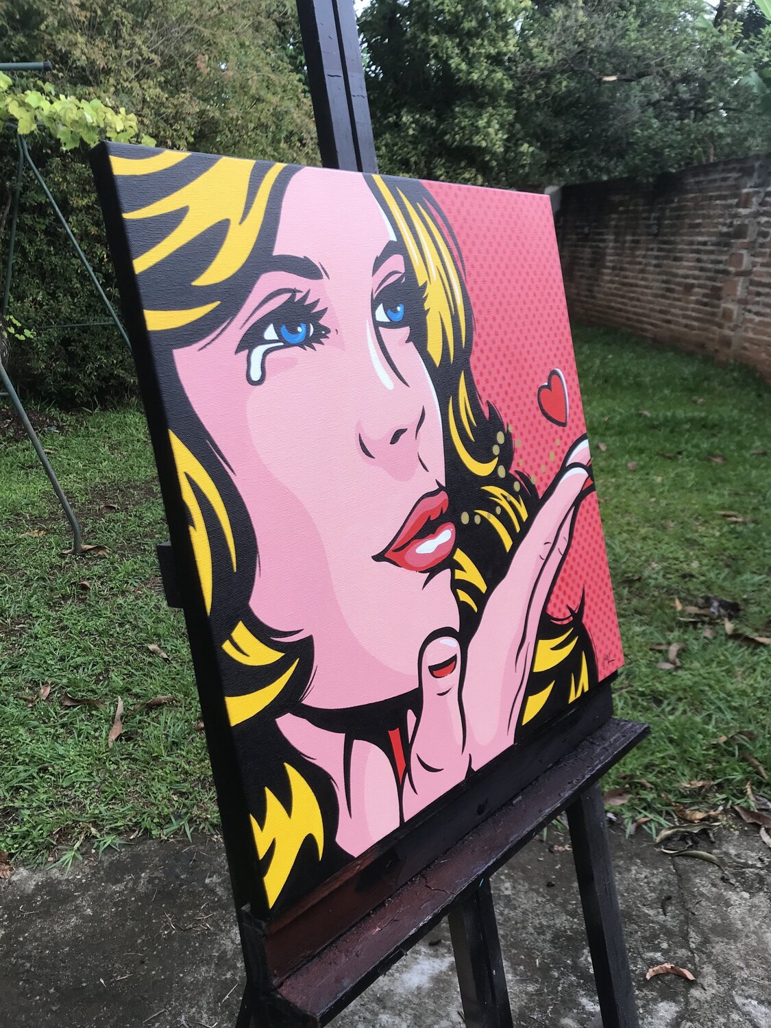 Lost Love by Jamie Lee (2022) : Painting Acrylic, Spray Paint on Canvas ...